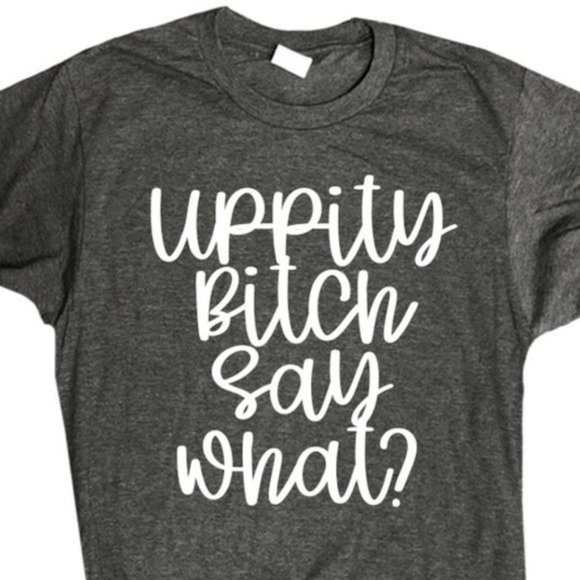 T-Shirt Addicts | Tops | Uppity Btch Say What Black Panther Theme ...